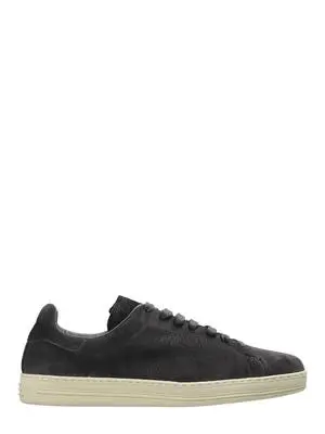 TOM FORD Suede Lace-up Sneakers - Grey