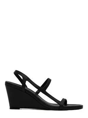 ST. AGNI High Wedge Sandals - Black