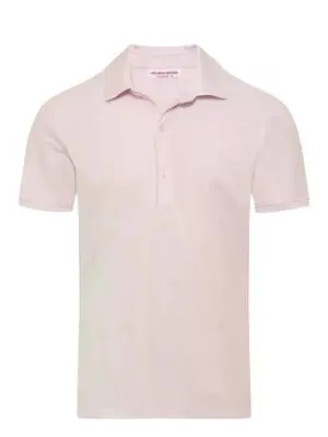 Orlebar Brown Bruno Piqué Polo Shirt - Pink
