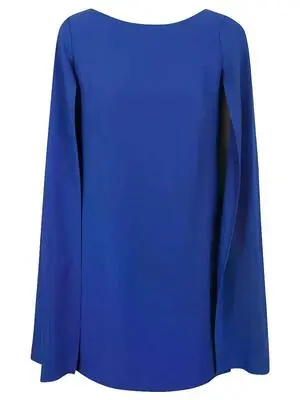 Ralph Lauren Petra Cape-style Mini Dress - Blue