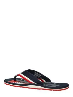 Tommy Hilfiger Logo Print Flip-flops - Blue