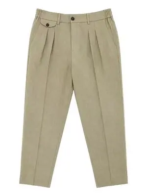 BE ABLE Pleated Trousers - Neutrals