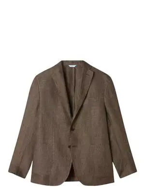 Boglioli Prince Of Wales Check Jacket - Brown