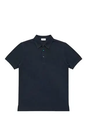 HERITAGE Short-sleeve Polo Shirt - Blue