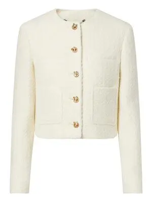 Altuzarra Bouclé Jacket - White