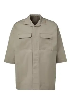 Rick Owens Magnum Tommy Cotton-blend Poplin Shirt - Grey