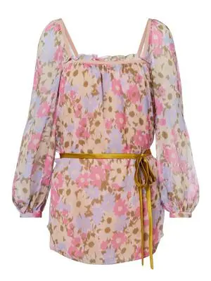 Valentino Garavani Floral Silk Georgette Blouse - Multicoloured