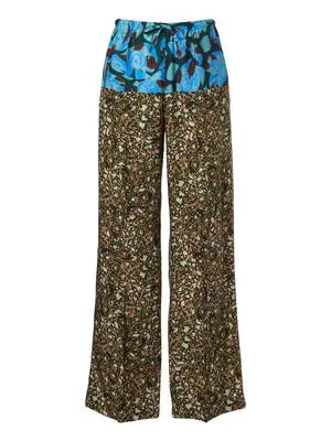 Dries Van Noten Printed Wide-leg Viscose Pants - Multicoloured