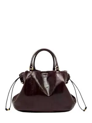 GIANNI CHIARINI Large Morgana Shoulder Bag - Red