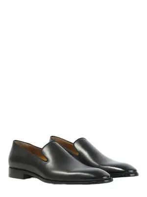 CHRISTIAN LOUBOUTIN Danny Flex Leather Loafers - Black