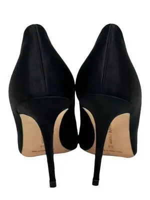 Manolo Blahnik Nadira Embellished Pumps - Black