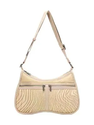 Roberto Cavalli Torino Matelassé Shoulder Bag - Neutrals