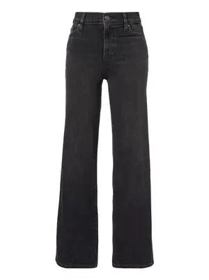 FRAME Le Slim Palazzo Wide-leg Jeans - Black