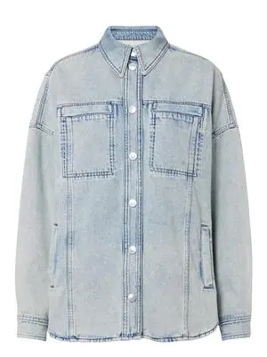 MARANT ETOILE Imana Denim Shirt - Blue