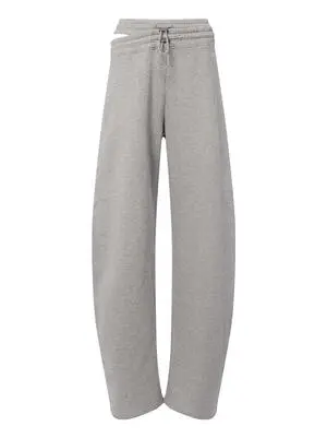 Attico Cotton Jersey Sweatpants - Grey