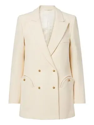BLAZÉ MILANO Everyday Virgin Wool Blazer - White