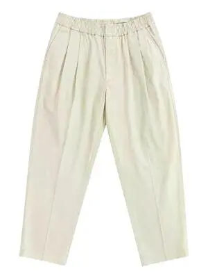 BE ABLE Pleated Elasticated Trousers - Neutrals