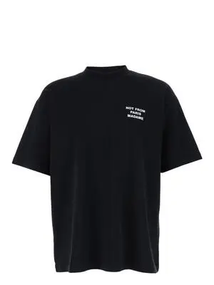 Drole De Monsieur Crew-neck T-shirt - Black