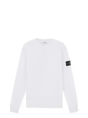 Stone Island Regular-fit Crewneck Sweatshirt - White