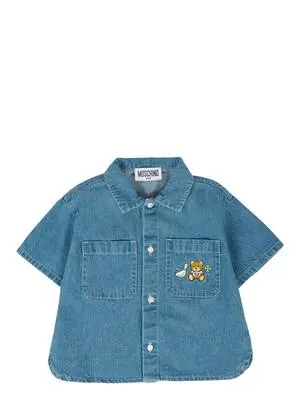 MOSCHINO Moschino Denim Shirt With Lapel Collar