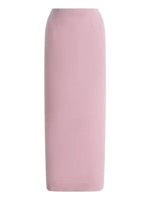 CHORUS Maxi Skirt With Rear Slit - Pink