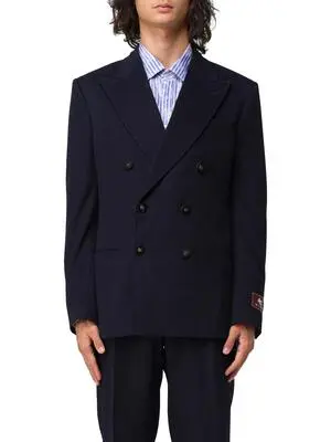 Etro Double Breasted Jacket - Blue