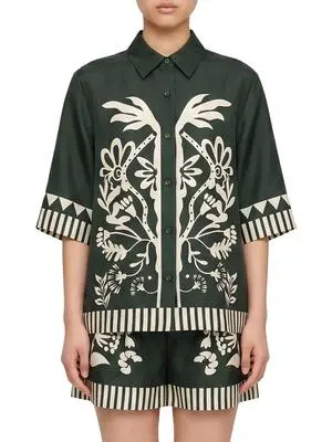 ERES Silk Shirt - Green