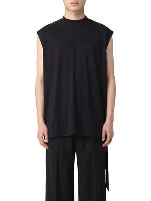 Rick Owens Rick Owens Drkshdw Sleeveless Crew Neck Jersey Tank Top Black