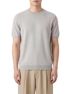 KANGRA Kangra Cotton Crewneck T-Shirt Grey