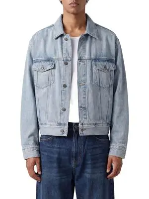 Fear Of God Cotton Denim Shirt Jacket - Blue