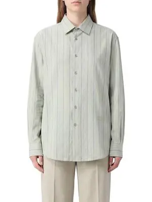 MAISON MARGIELA Striped Cotton Shirt - Sage