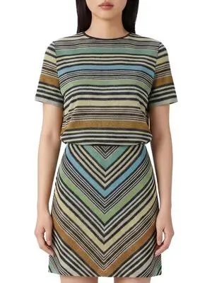 Missoni Viscose Striped T-shirt - Multicolor