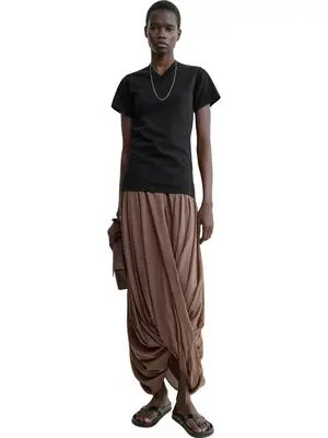 TOTEME Cocoon Skirt - Walnut