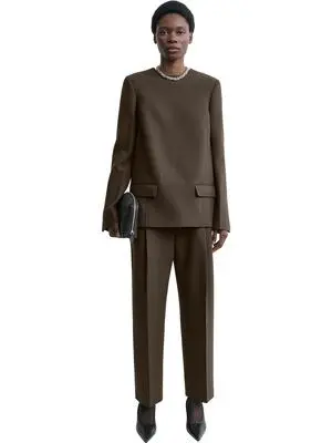 TOTÊME TOTEME Suiting Fabric Pocket Top