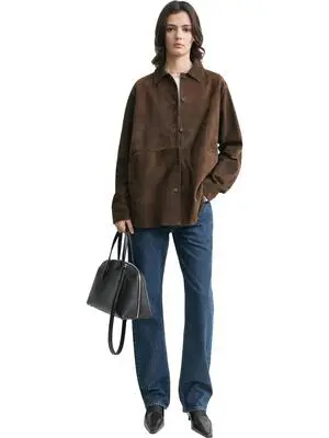 TOTÊME TOTEME Soft Suede Overshirt