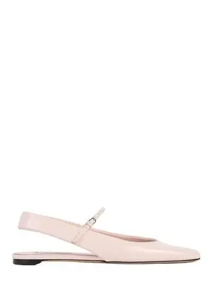 TOTEME Slingback Nappa Leather Mary Janes - Flamingo