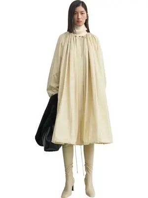 TOTEME Gathered Parachute Coat - Ecru