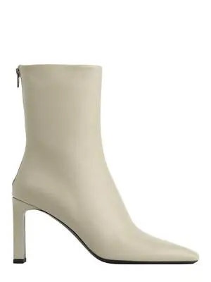 TOTEME Bar Nappa Leather Boots - Rye