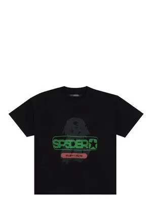 SP5DER Oversized Reunion Graphic Tee - Black