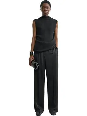TOTEME Cocoon Cape Blouse - Black