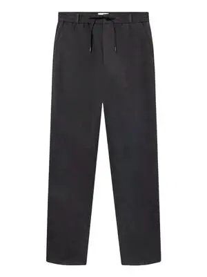 LES DEUX Les Deux Drawstring Waist Trousers Grey