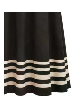Xirena Lucille Striped Skirt - Black