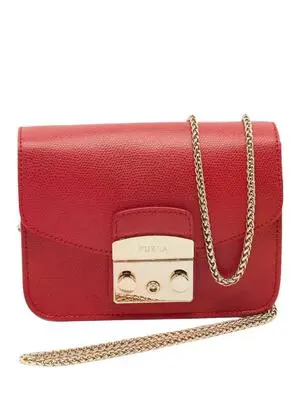 Furla Metropolis Mini Crossbody Bag - Red