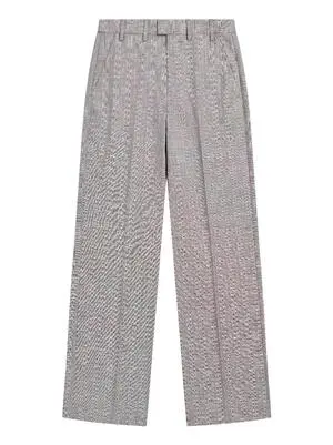 KROST Check-pattern Trousers - Grey