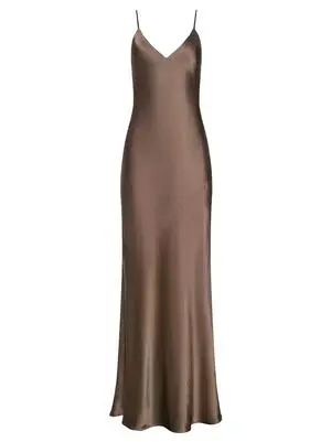 L'Agence Serita Maxi Dress - Brown