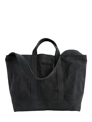 TEKLA Tekla Canvas Beach Bag Black Sand