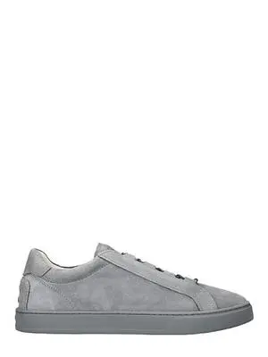 TOD'S Cassetta Suede Low Top Trainers - Grey