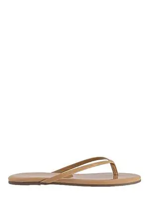 Tkees Lily Nude Foundations Leather Flip-flops - Cocobutter Gloss