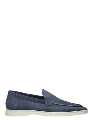 AURELIEN Aurélien Yacht Suede Loafers - Denim