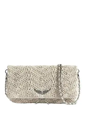 Zadig&Voltaire Rock Macramé Cotton Cross-body Bag - Flash